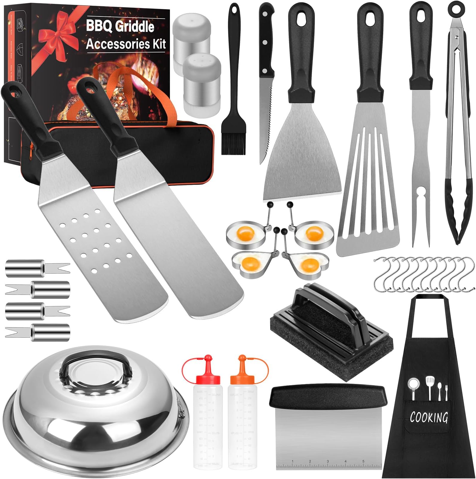 Amazon.com : Griddle Accessories Kit, 139PCS Flat Top Griddle Grill ...