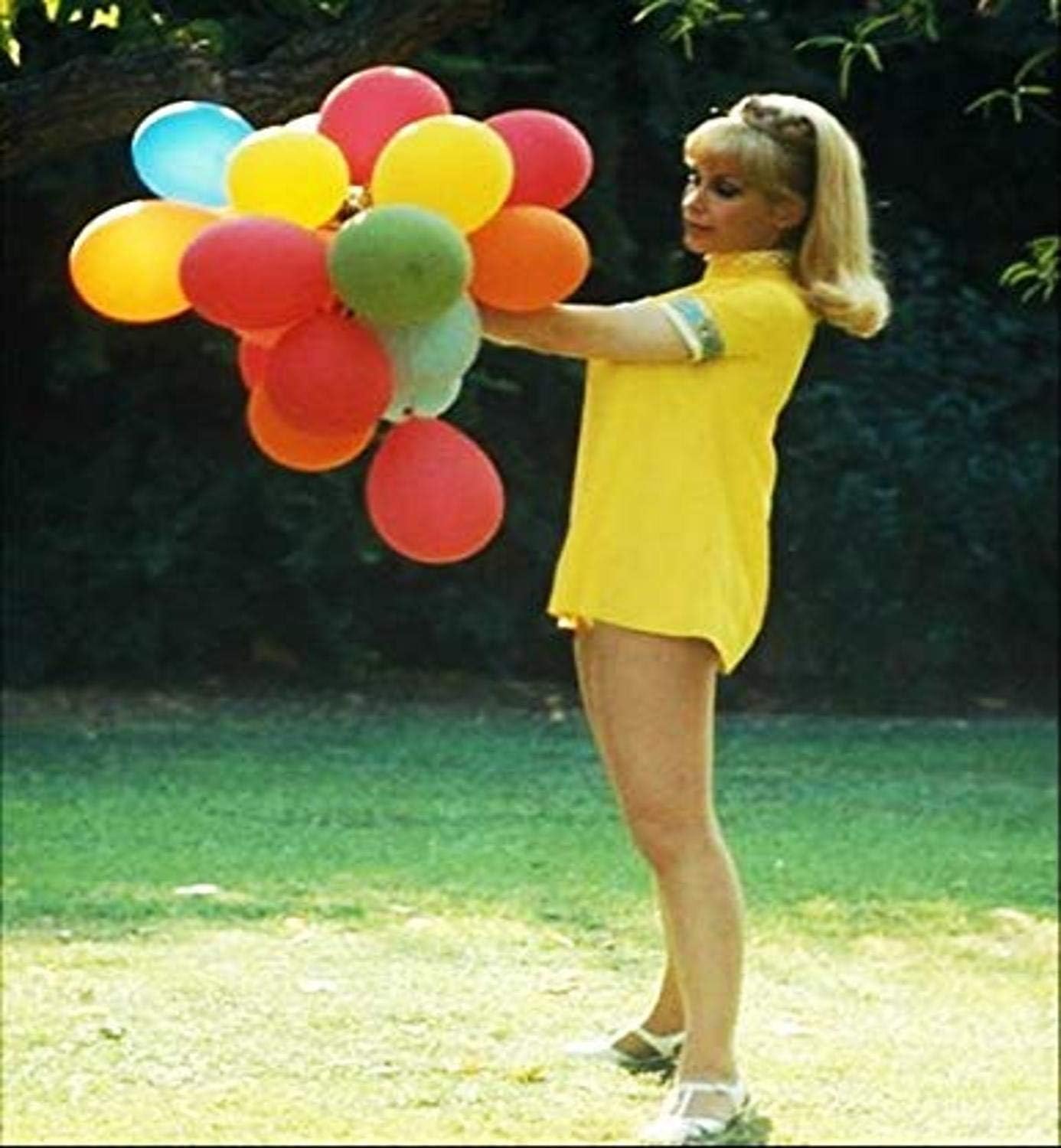 Amazon.com: Posterazzi DAP12216 Barbara Eden-Balloons Photo Print, 8 x ...