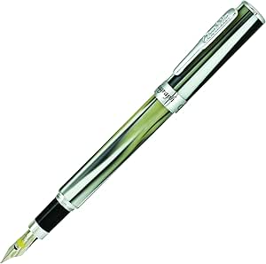 Amazon.com : Conklin Stylograph Fountain Pen (Matte Finish Polar White ...