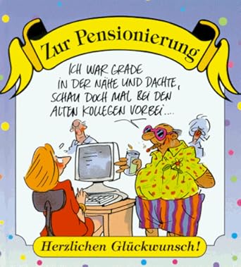 Amazon.com: Herzlichen Glückwunsch zur Pensionierung: 9783890824901 ...
