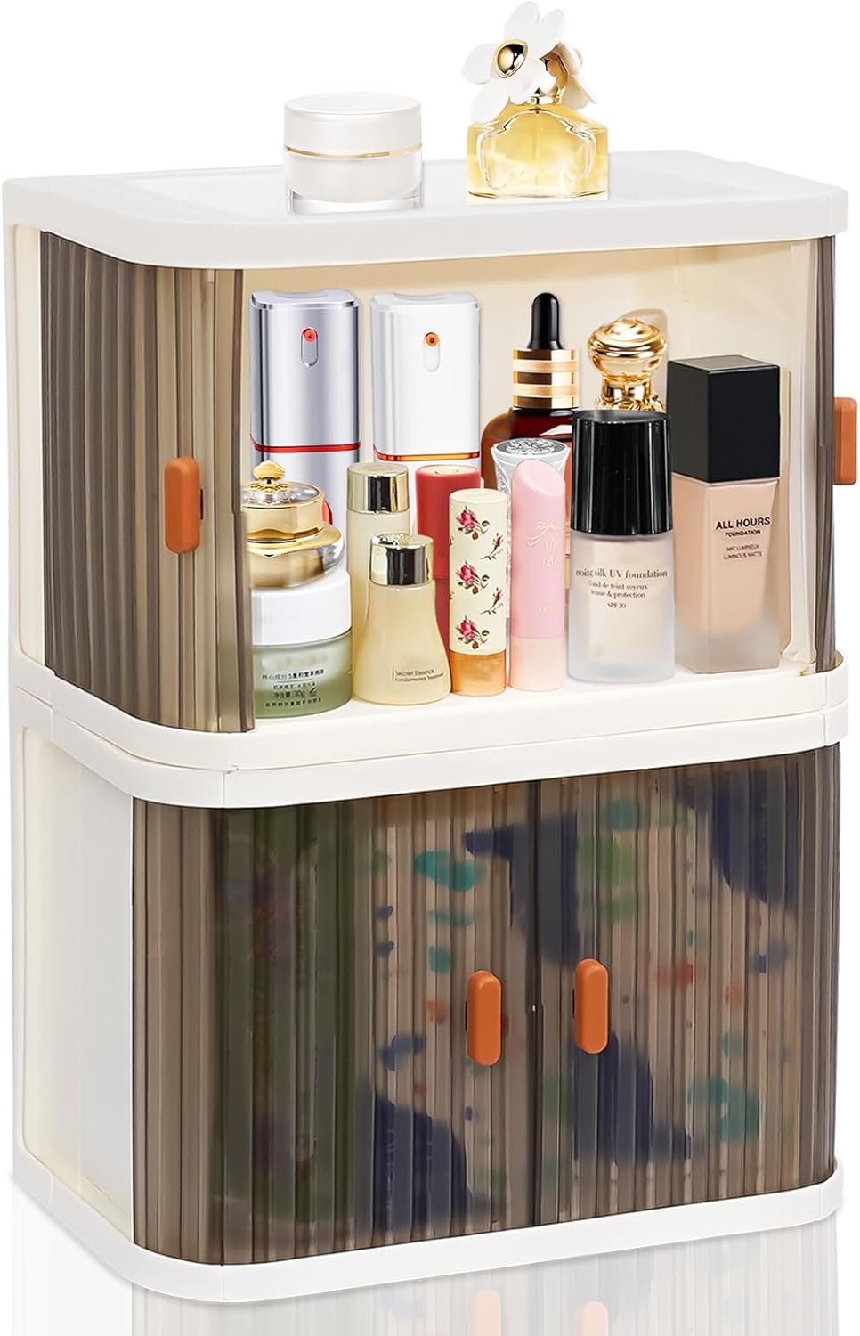 KHayRovies 2Pcs Foldable Plastic Storage Boxes, Collapsible Storage ...