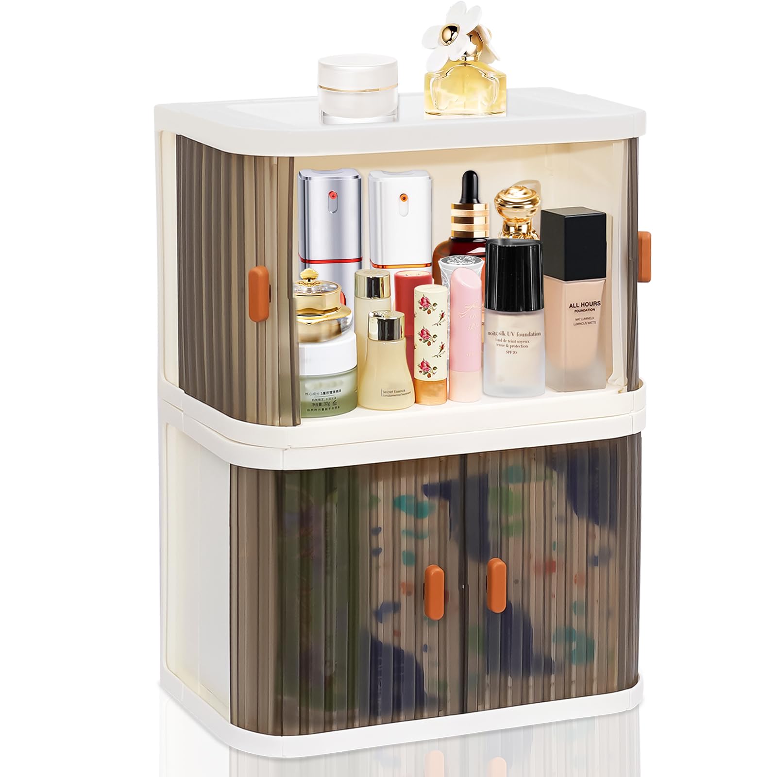 KHayRovies 2Pcs Foldable Plastic Storage Boxes, Collapsible Storage ...