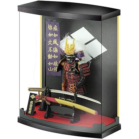 Amazon.com: Meister Japan Samurai Figure, Red Armor Scale 1/10, #A7 ...