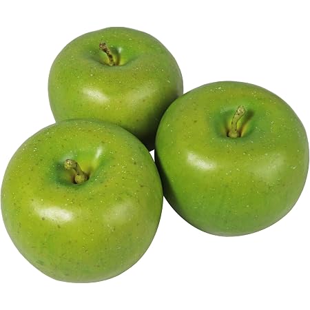 Amazon.com: Gresorth 6pcs Lifelike Artificial Green Apple Faux Fake ...