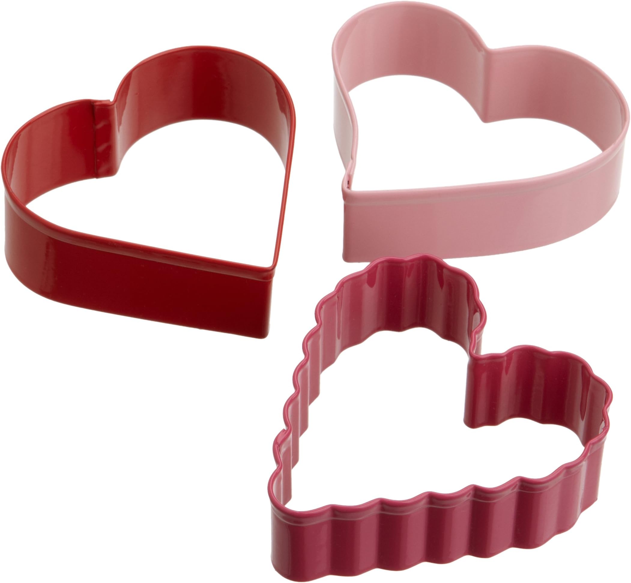 Amazon.com: Wilton 3 Piece Hearts Cutter Set: Cookie Cutters: Home ...