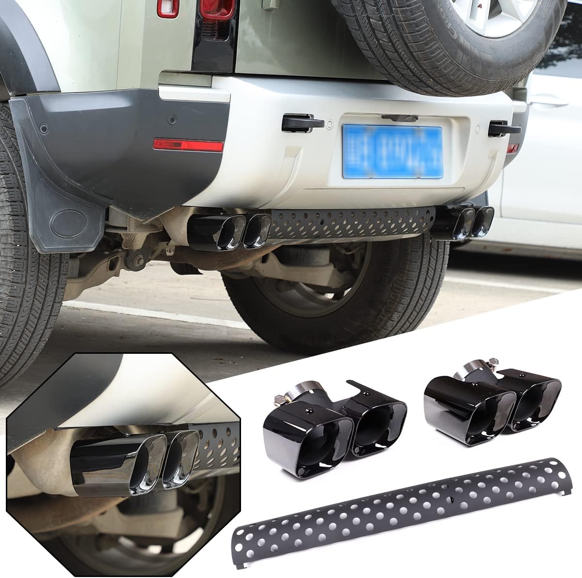 DIYUCAR For Land Rover Defender 90 110 130 2020-2022 Car Tail Throat ...