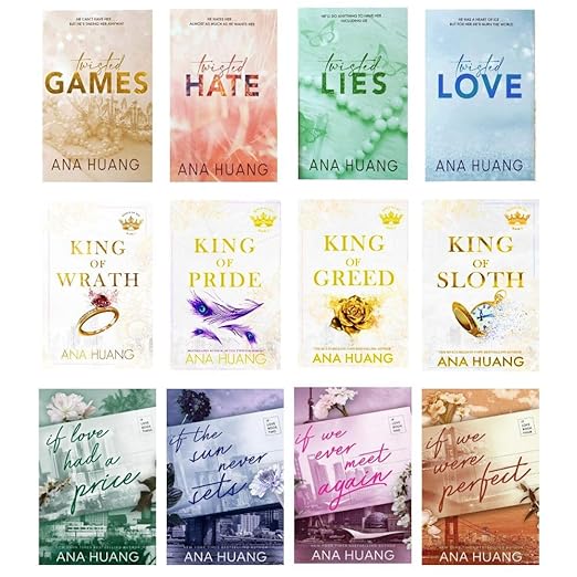 Ana Huang 12-Book Collection Set: Kings of Sin Series, Twisted Series ...