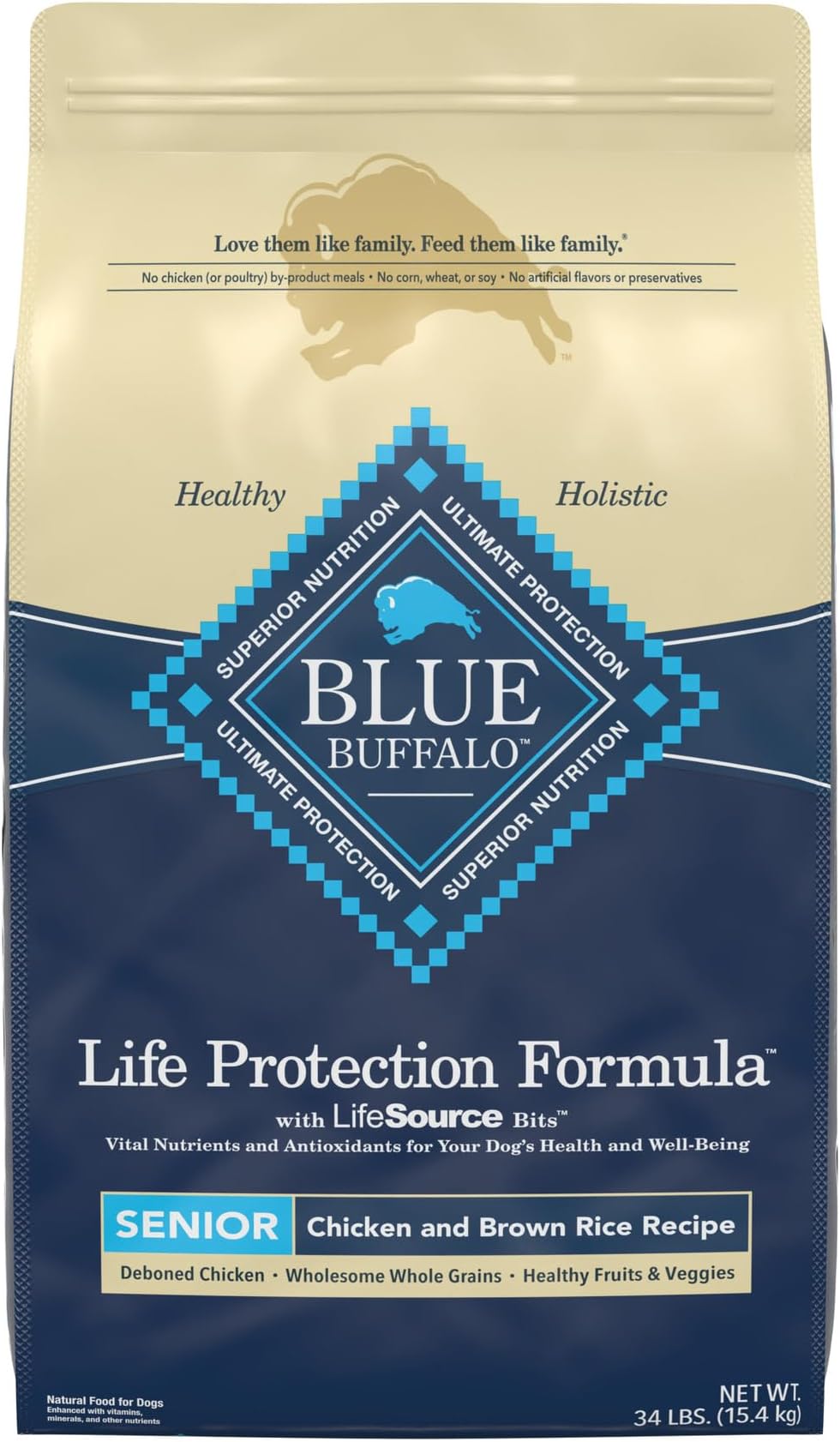 Amazon.com: Blue Buffalo Life Protection Formula Natural Adult Dry Dog ...