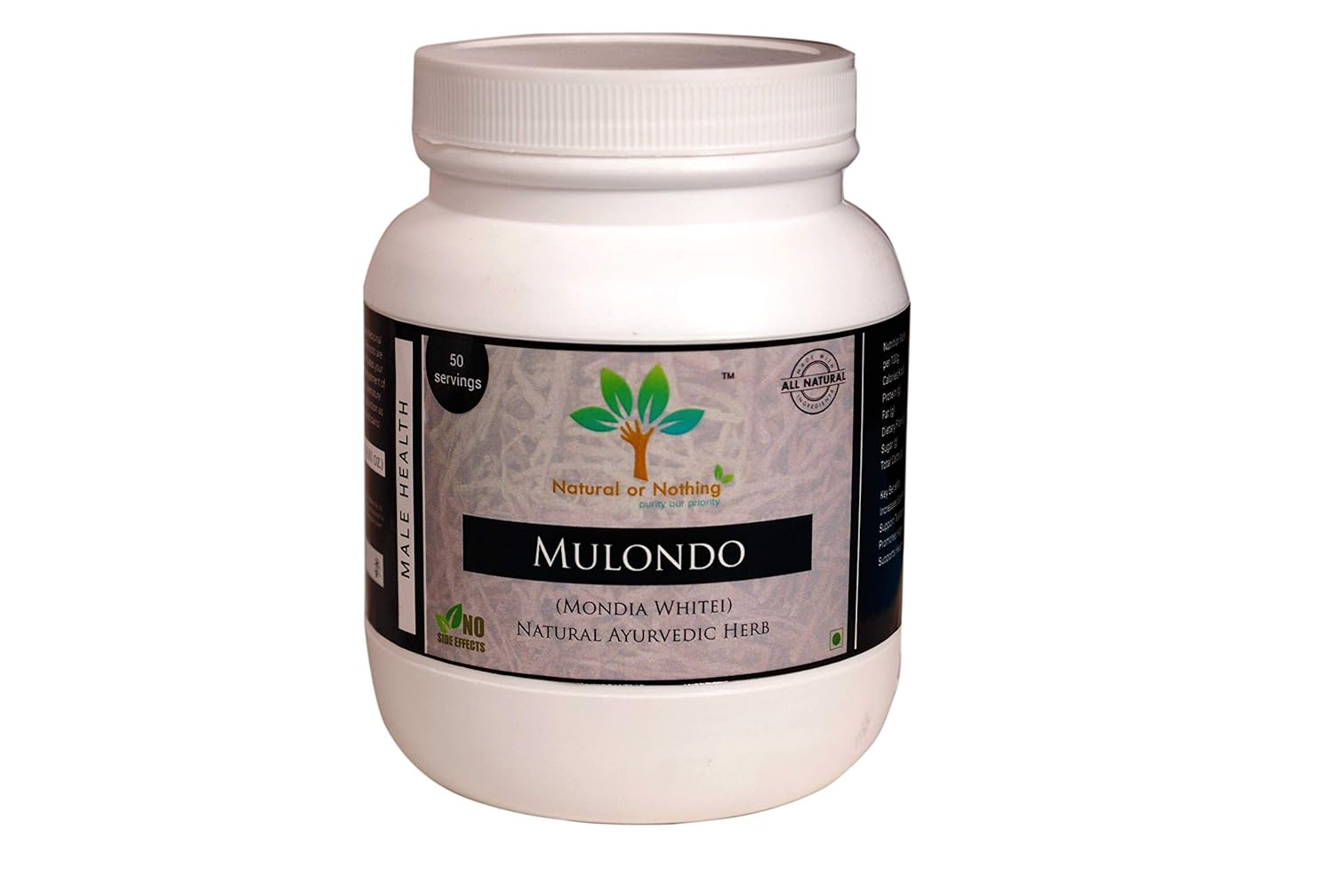 Natural or Nothing Mulondo Mondia Whitei Root Powder (250 grams ...