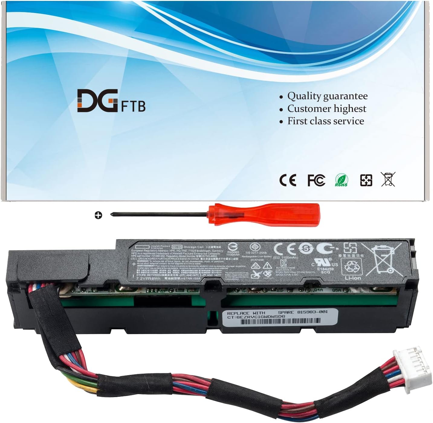 Amazon.com: DGTEC MC96 New Replacement Battery for HP Smart Array ...