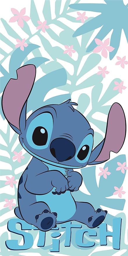 Jerry Fabrics Disney Lilo & Stitch Bath Towel Soft Bath Towel Size: 70 ...