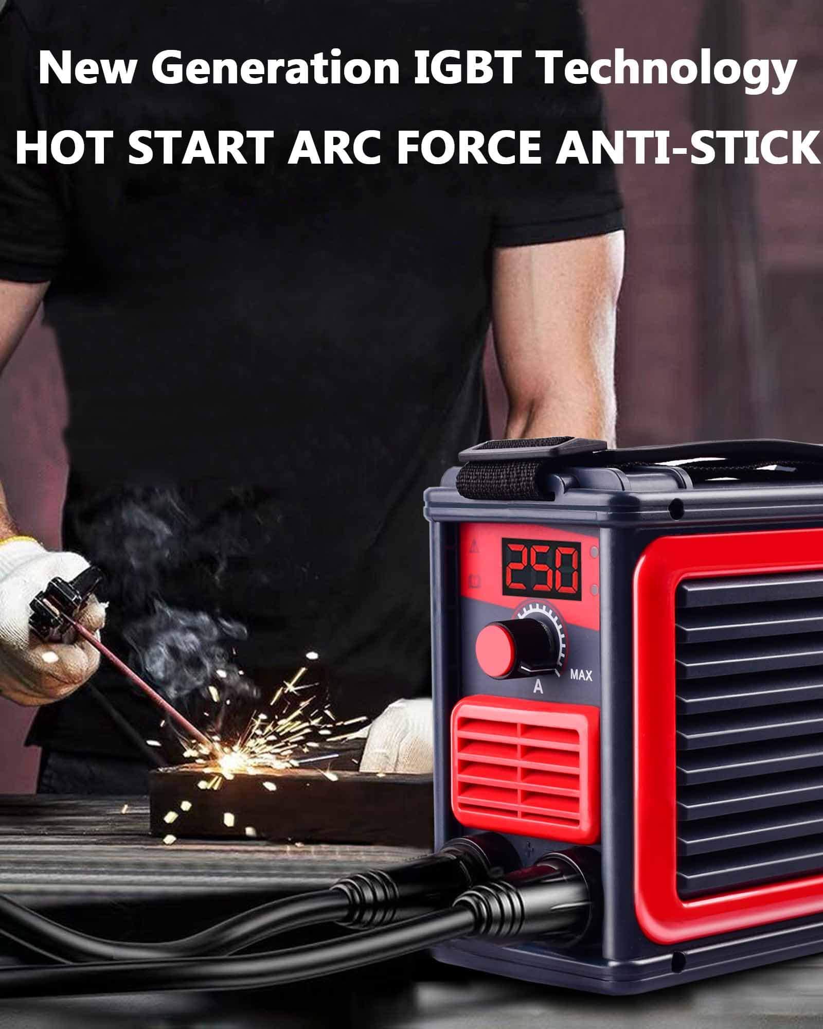 WRDLOSY Welding Machine, MMA-250A 110V, Welder Machine, Portable Small ...