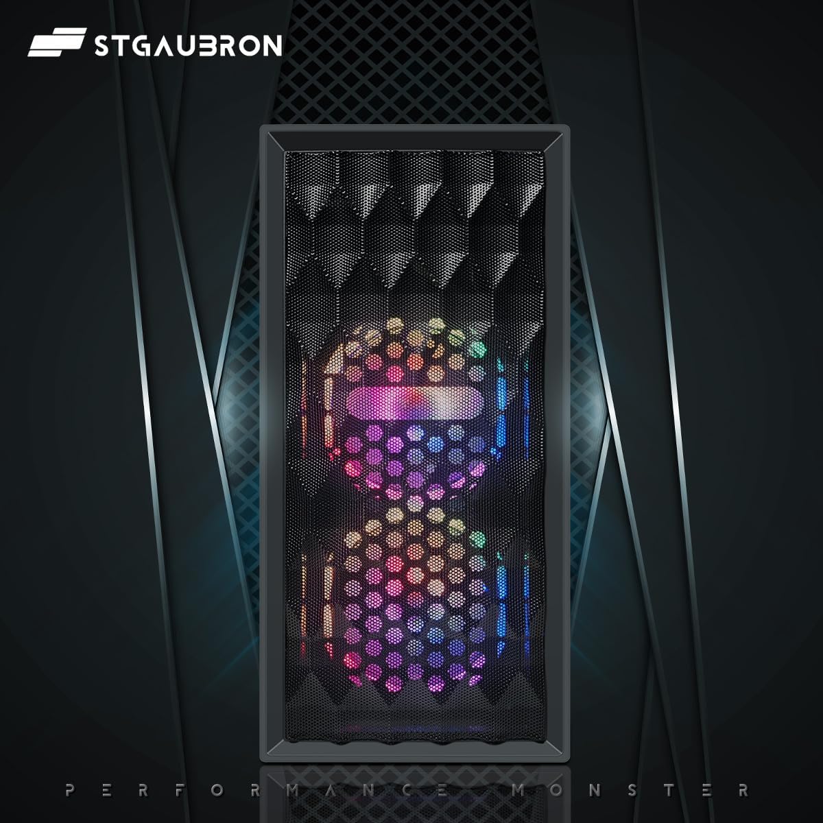 $19/mo - Finance STGAubron Gaming PC Computer Desktop, Intel Core i7 ...