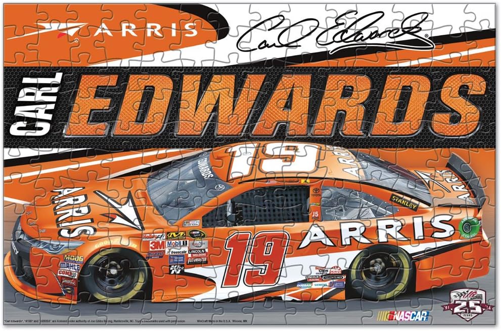 Amazon.com : NASCAR Carl Edwards Puzzle 150-Piece : Sports & Outdoors