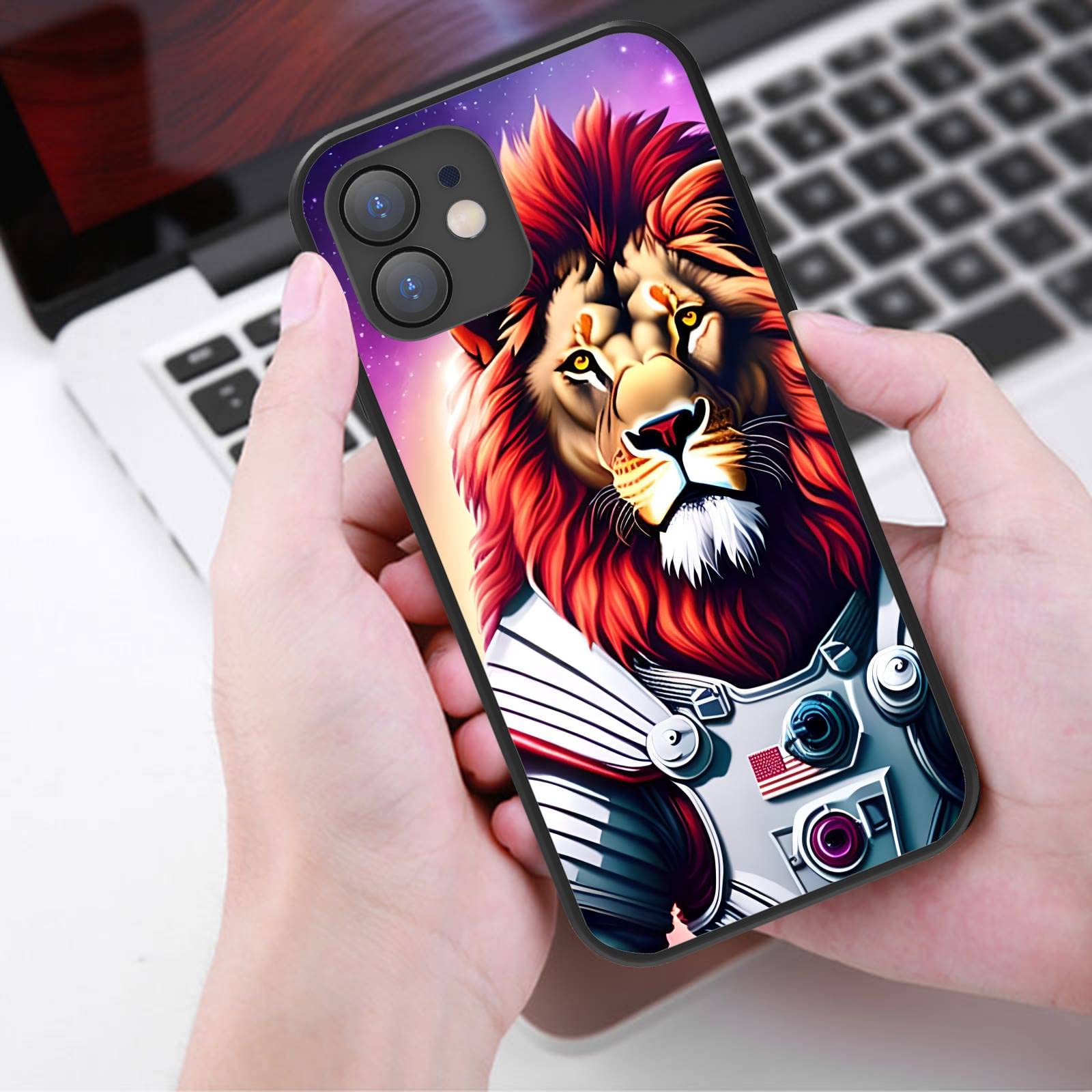 Compatible with iPhone 11 Phone case?Cool Lion Pattern?Drop Protection ...