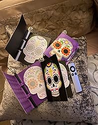 Amazon.com : BXawi 12Pcs Day of The Dead Sugar Skull Sticky Notes with ...