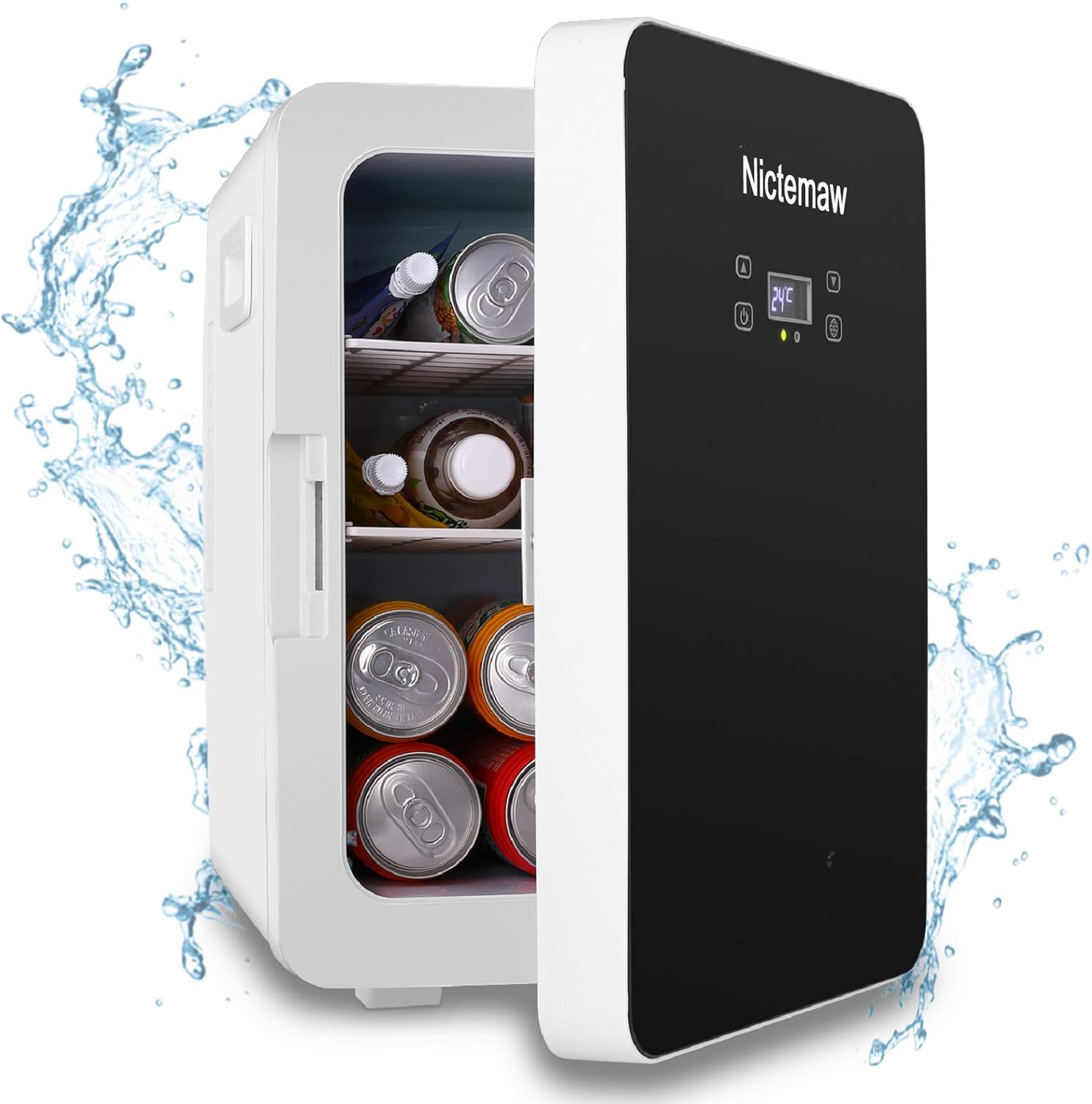 Amazon.com: Nictemaw Mini Fridge Electric Cooler and Warmer, Mini ...
