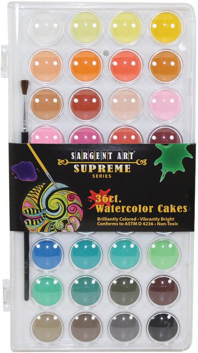 Amazon.com: Sargent Art 23-8436 Supreme Series 36 Count Adult ...