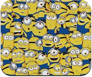 Amazon.com: Minions Minion Collage Low Profile Thin Rubber Mouse Pad ...