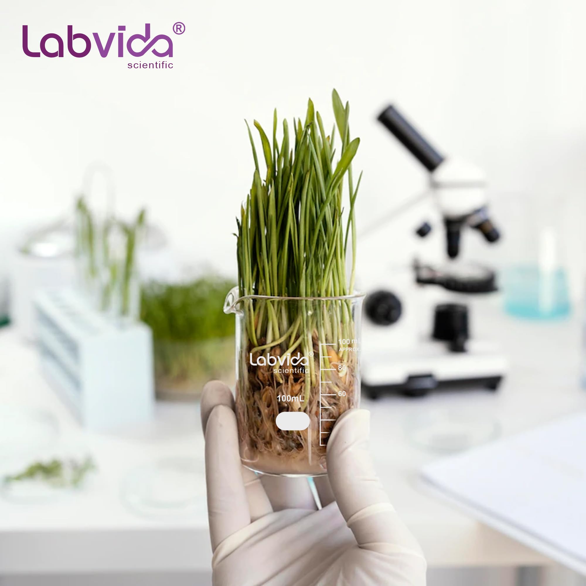 Snapklik.com : Labvida Upgrated 10ml Beaker Set, 12pcs Of Beaker Shot ...