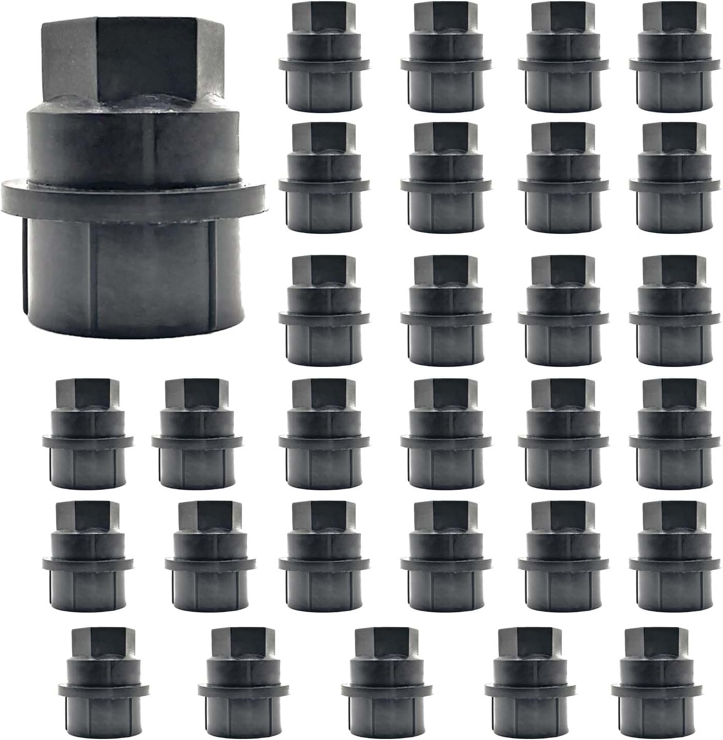 Amazon.com: GUIHUAMIGA 30 PCS Wheel Lug Nut Cap Covers Compatible with ...