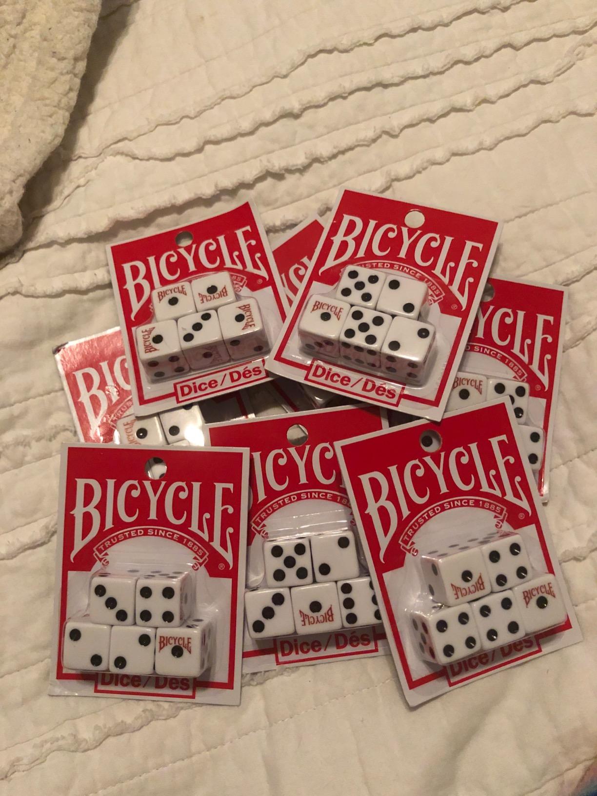 Amazon.com: Bicycle Dice 10 Die Package (4-Pack)