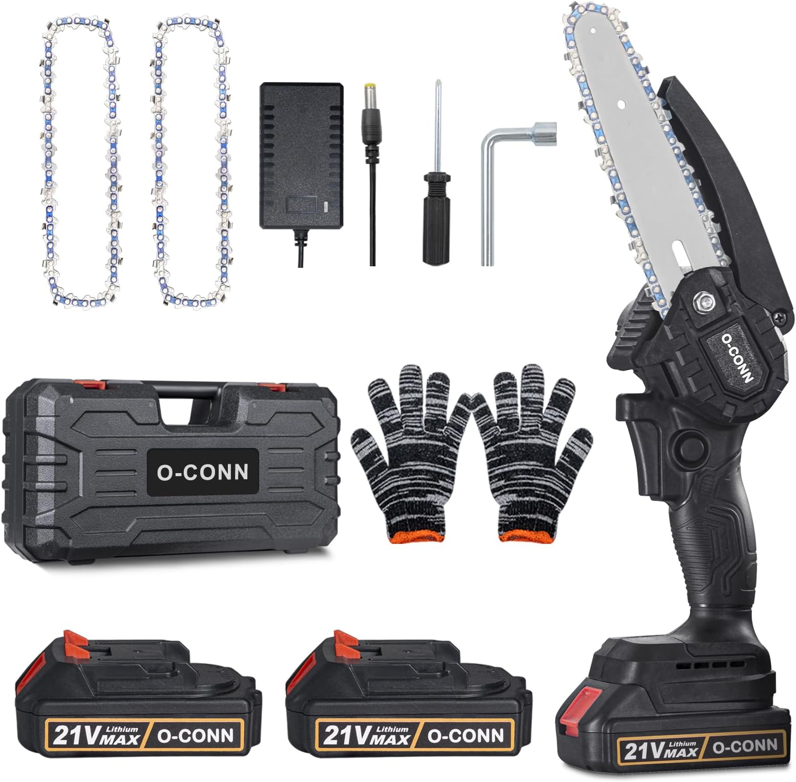 Amazon.com: Mini Chainsaw Cordless, 6 Inch 4 Inch Small Chainsaw One ...