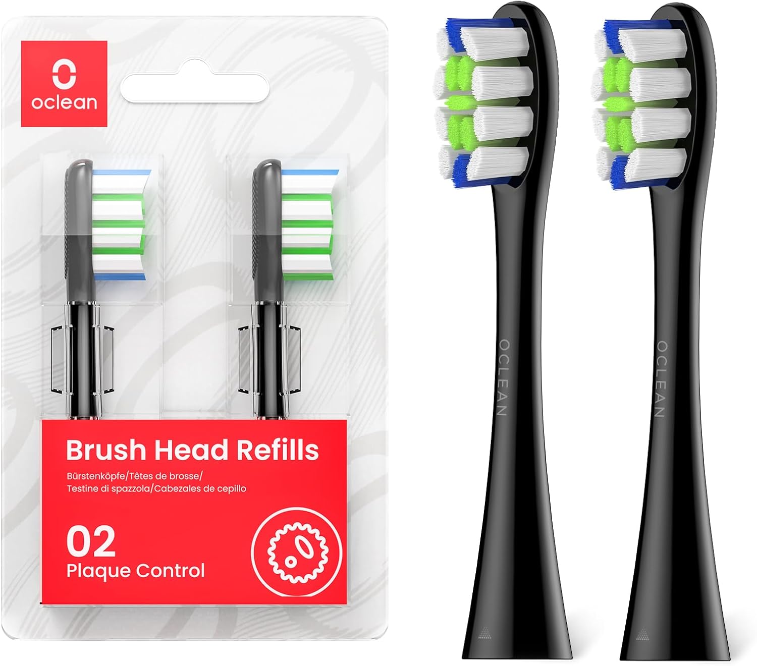 Amazon.com : Oclean Replacement Toothbrush Heads, Plaque Control ...