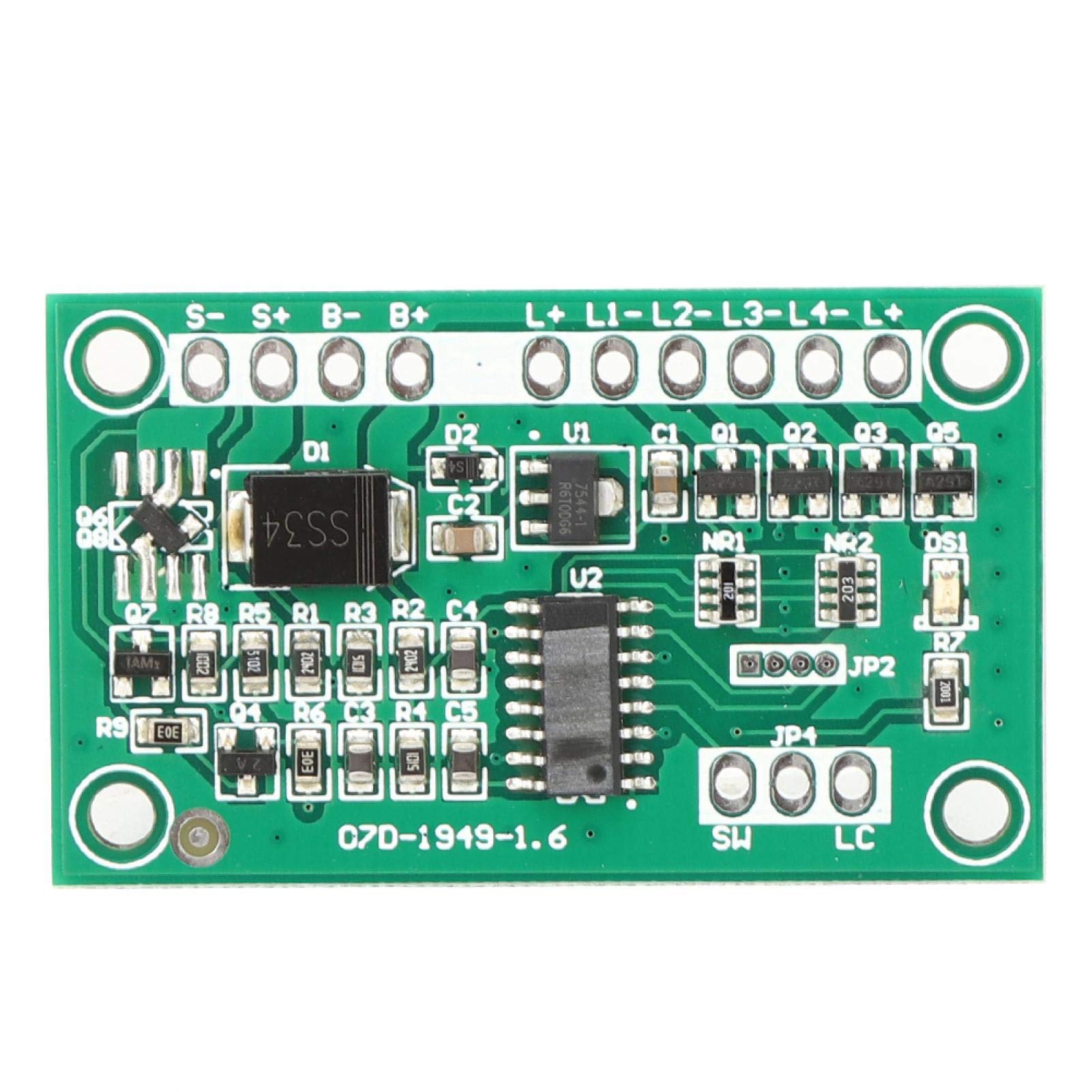 Buy Solar Strobe Light Controller 4 Outputs Traffic Light Control Board ...