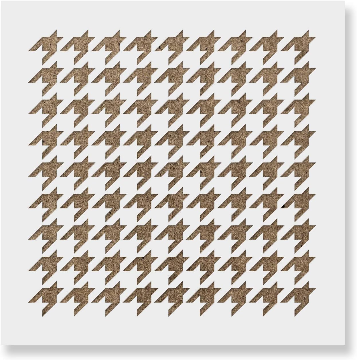 Amazon.com: Houndstooth Wall Stencil - Large Reusable stencils for ...