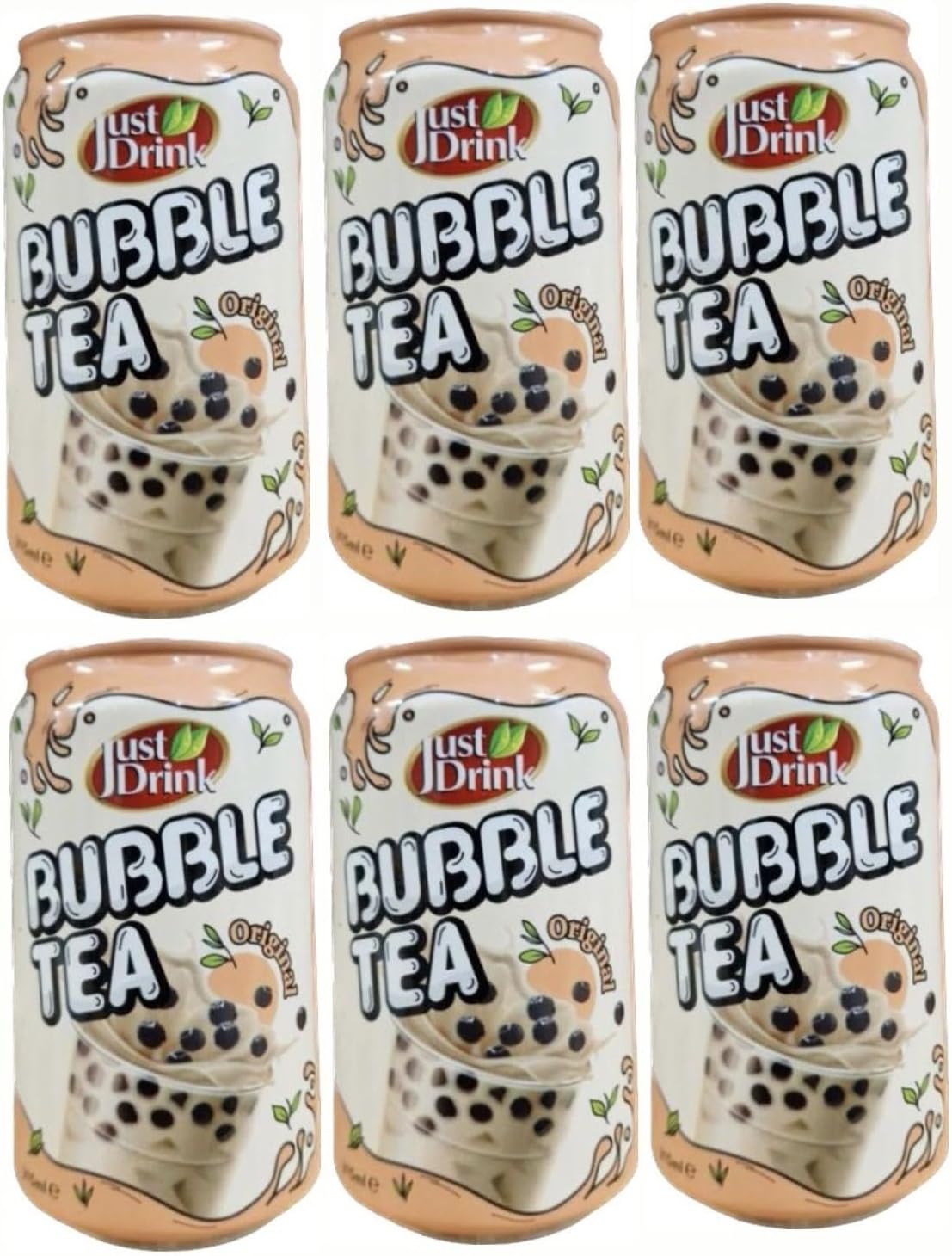 BUBBLE TEA Original Flavour 315ml (Just Drink) (Pack of 6) : Amazon.co ...