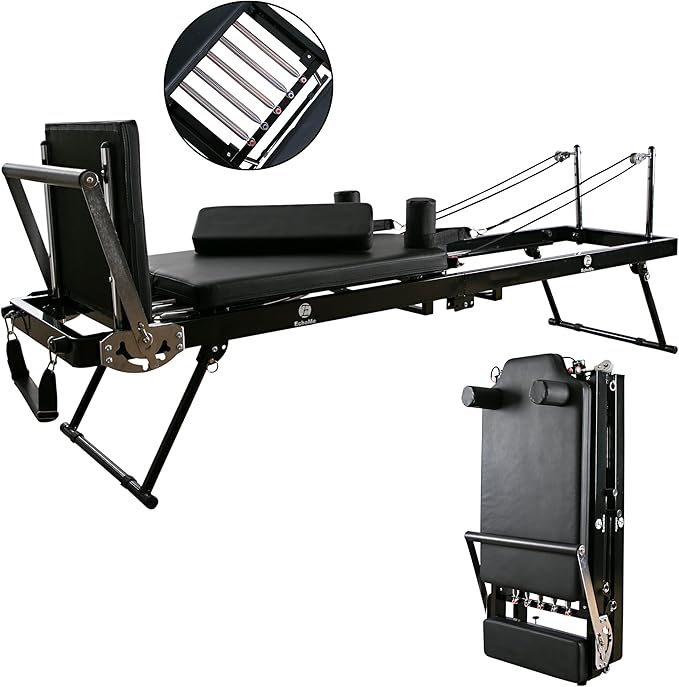Amazon.com : EchoMe Foldable Pilates Machine Equipent for Home, Pilates ...