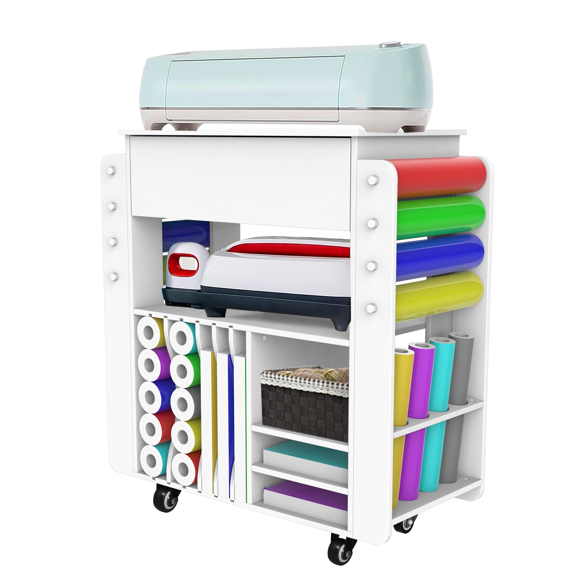 Snapklik.com : Gtouse Organization And Storage Cart Compatible For ...