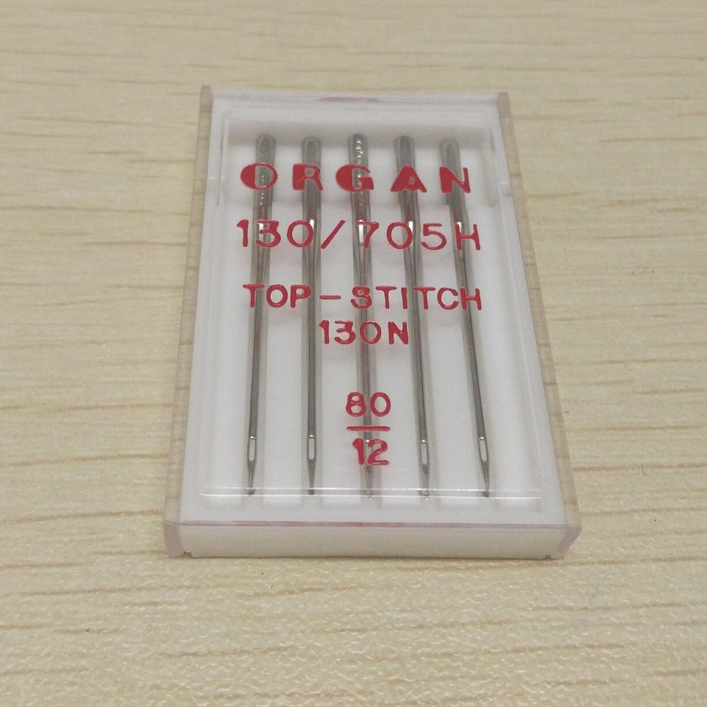 Amazon.com: YICBOR Household Sewing Machine Needle 130/705H, TOP-Stitch ...