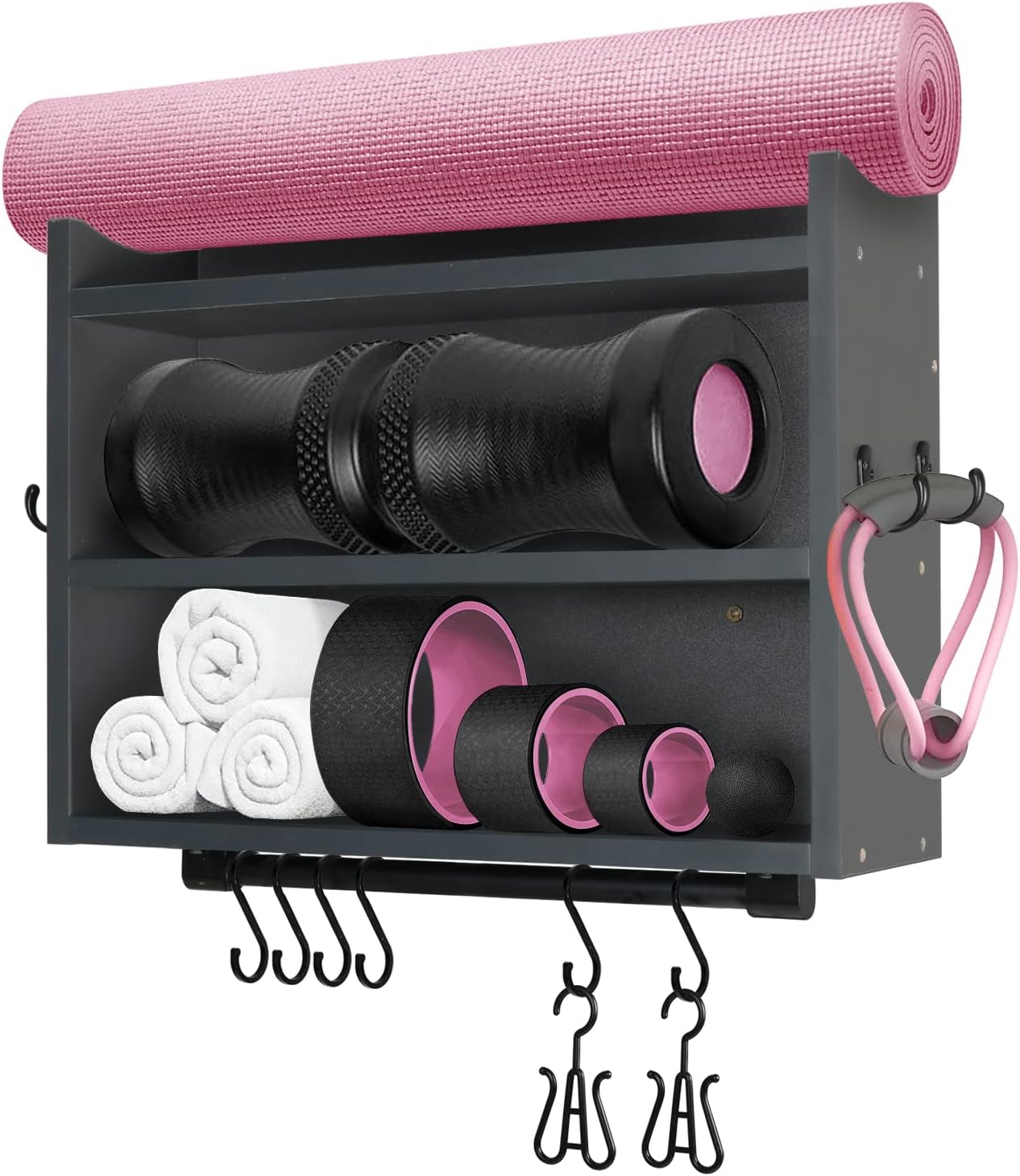 Amazon.com: Wall Shelf Organizer for Peloton - TAYUQEE Wall Mount ...