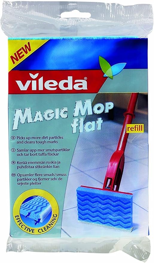 Vileda Magic Mop Flat Refill - 096672 by Vileda : Amazon.es: Hogar y cocina