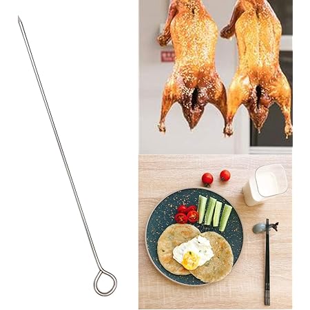 Amazon.com : Alele 50 Pcs 6 Inches Poultry Lacers, Stainless Steel ...