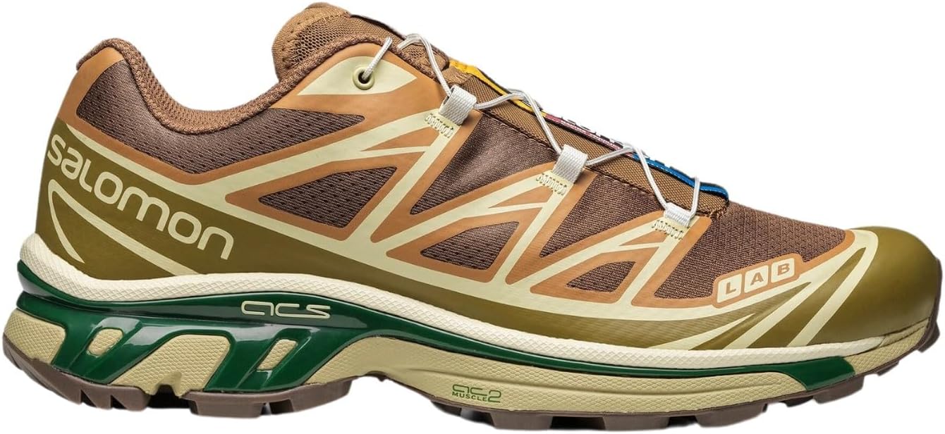 Amazon.com | Salomon XT-6 Mens Shoes Size-13, Rubber/Lizard/Eden | Shoes