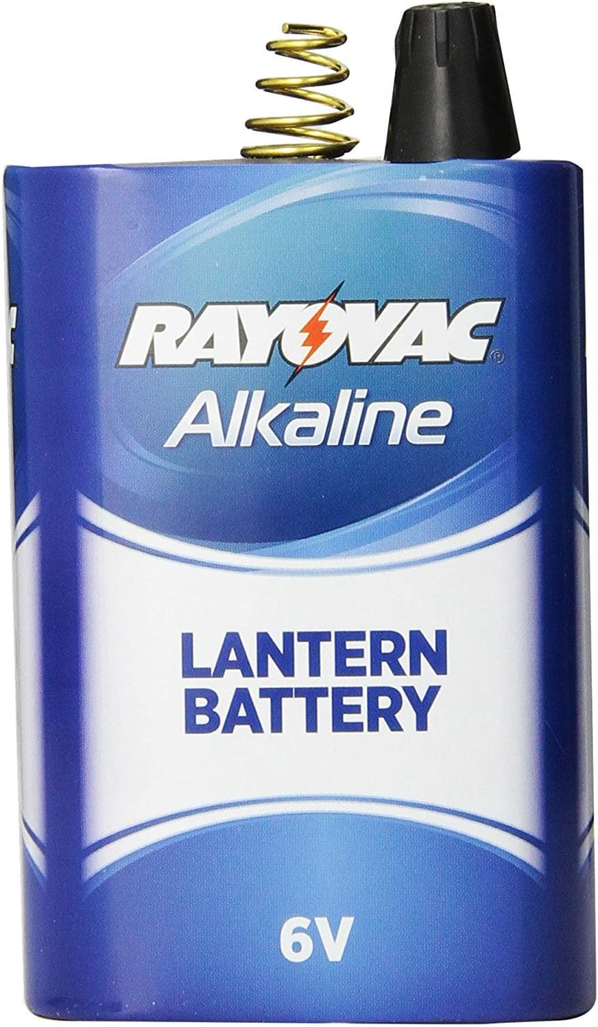 Rayovac Lantern Battery, 6 Volt Alkaline Spring Terminal, 806 : Amazon ...