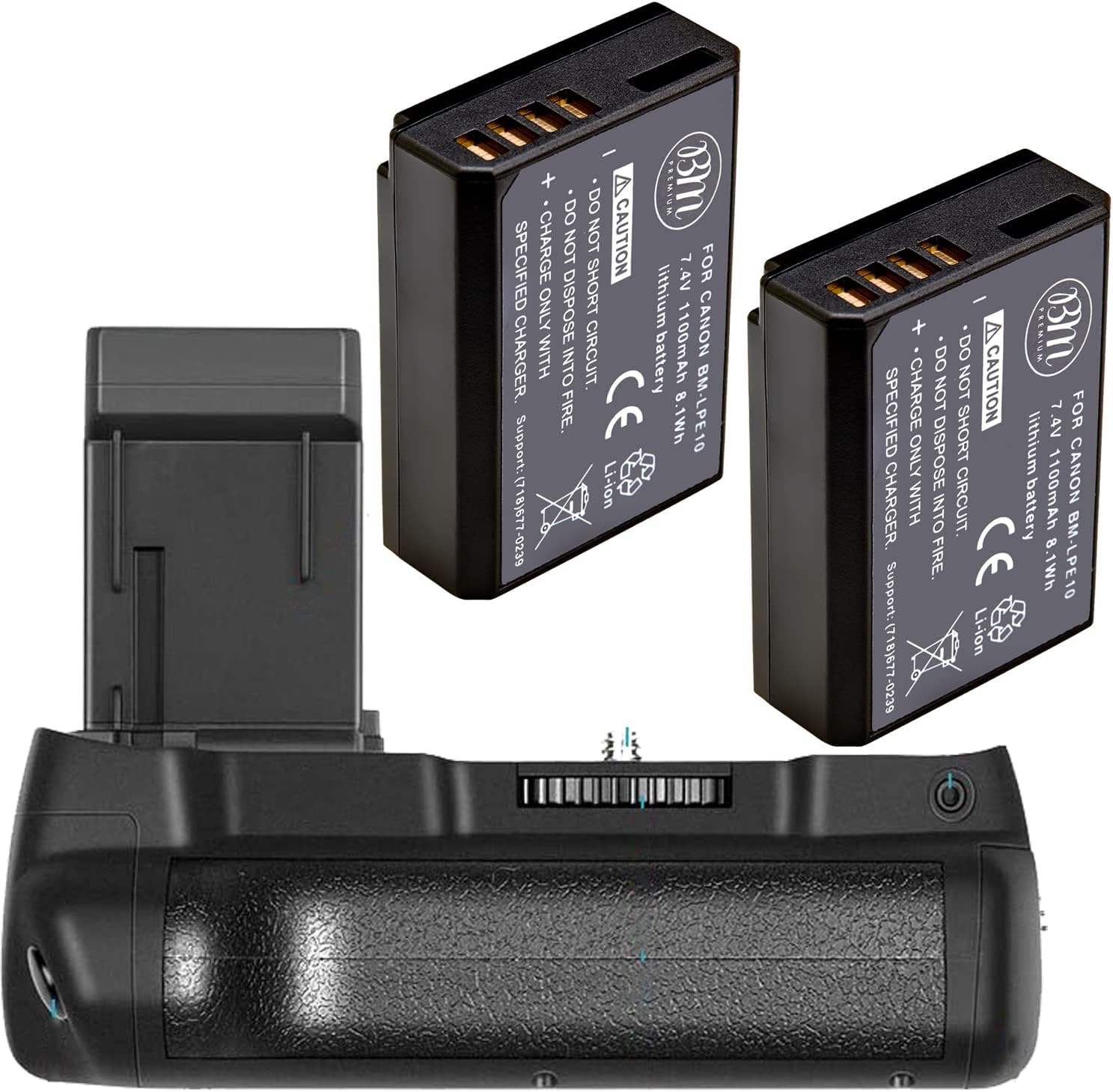 Amazon.com : Big Mike's Battery Grip Kit for Canon Rebel T7i and EOS ...