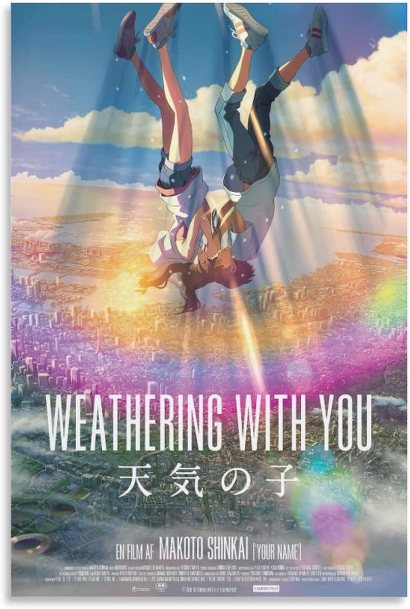 Amazon.com: Weathering with You Movie Anime Posters Fantasy Romance ...