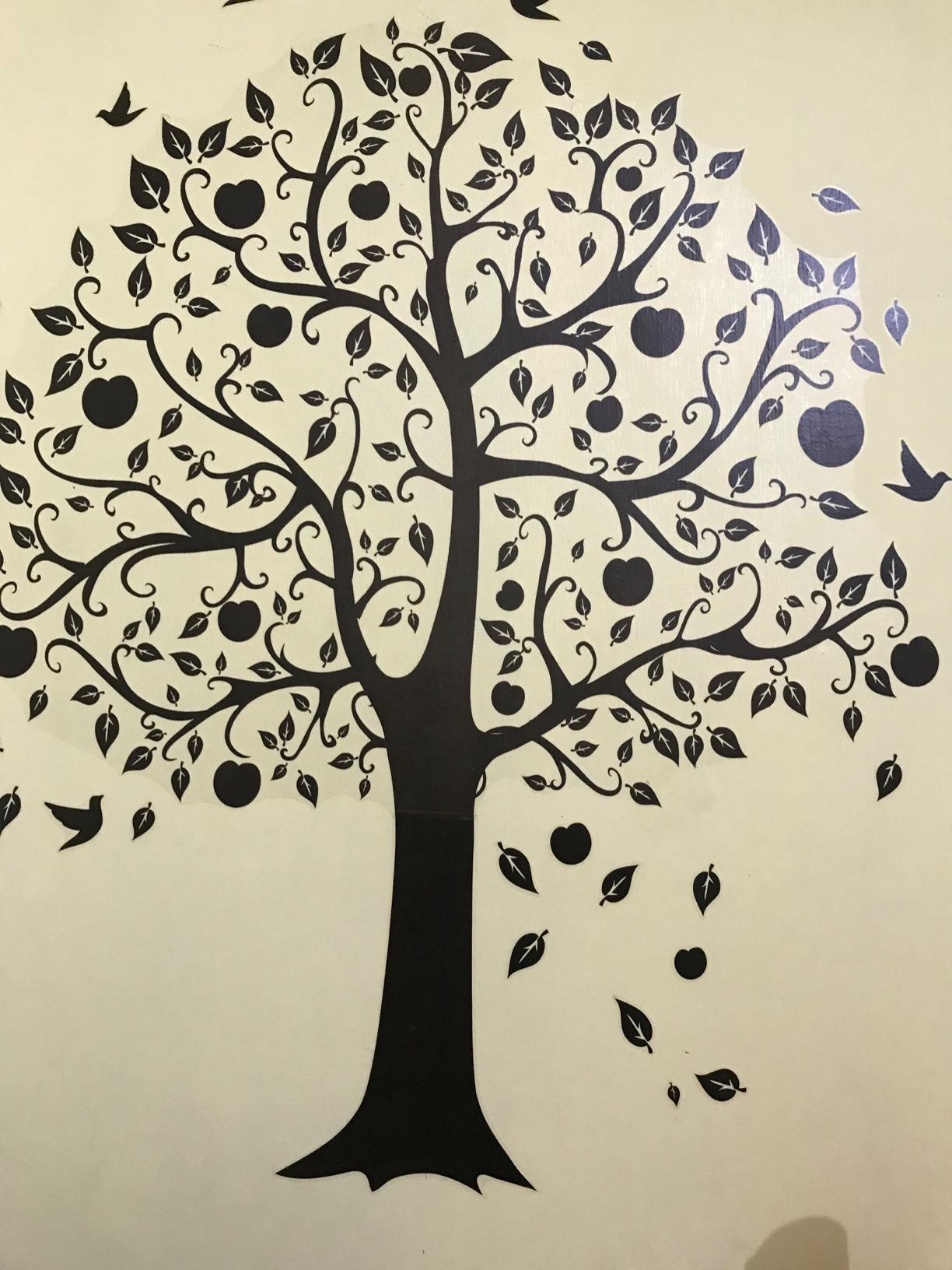 Decals Design 'Tree Apple Fruits' Wall Sticker (PVC Vinyl, 90 cm x 60 ...