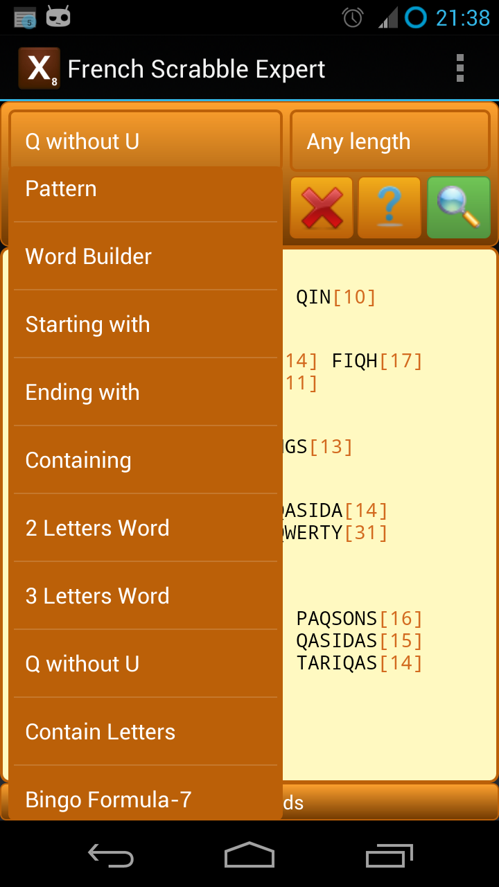 French Anagram Expert - App on Amazon Appstore