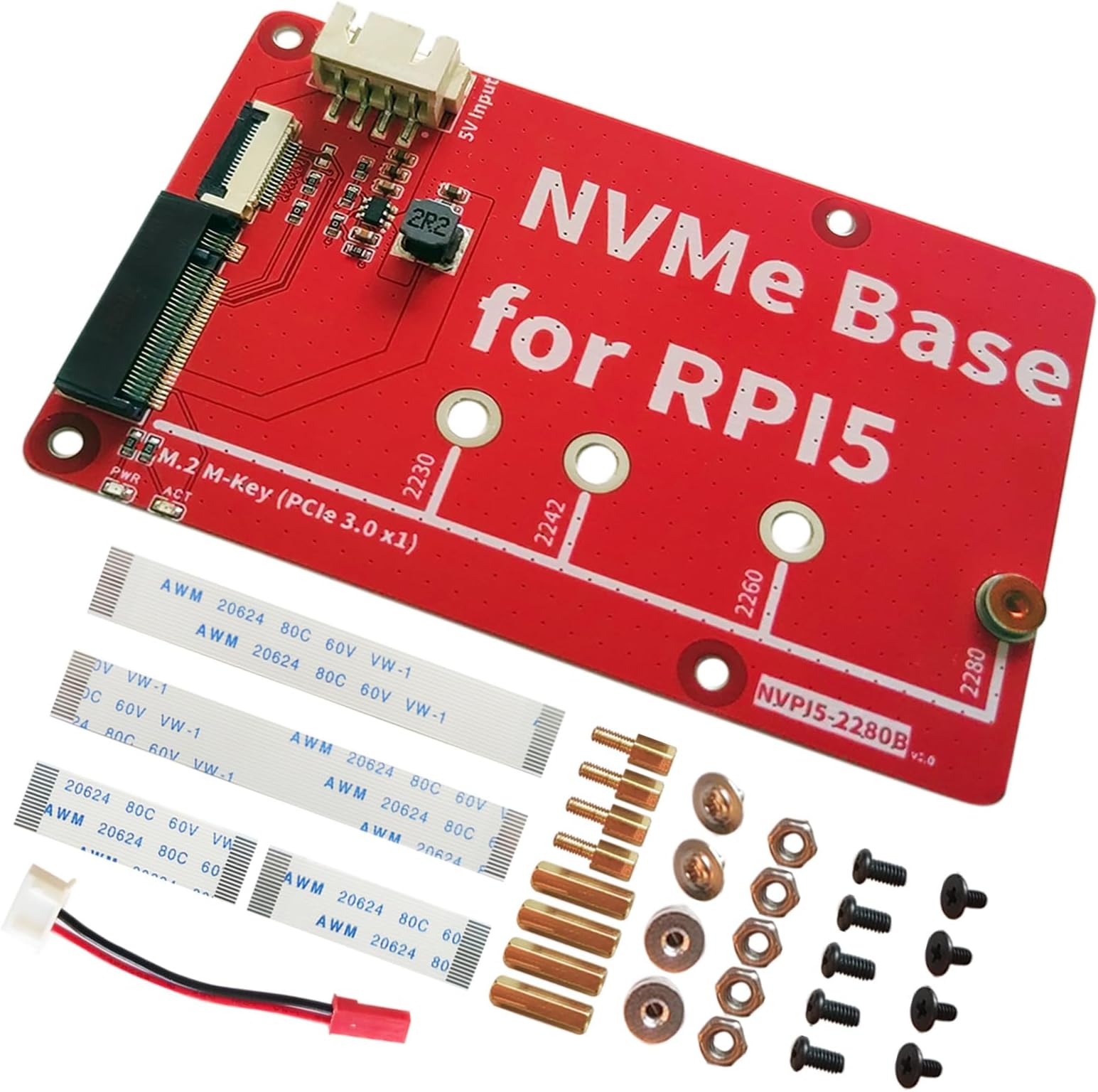 Amazon.com: NVMe (M.2 M-Key 2230, 2242, 2260, 2280 PCIe Gen3) placa ...