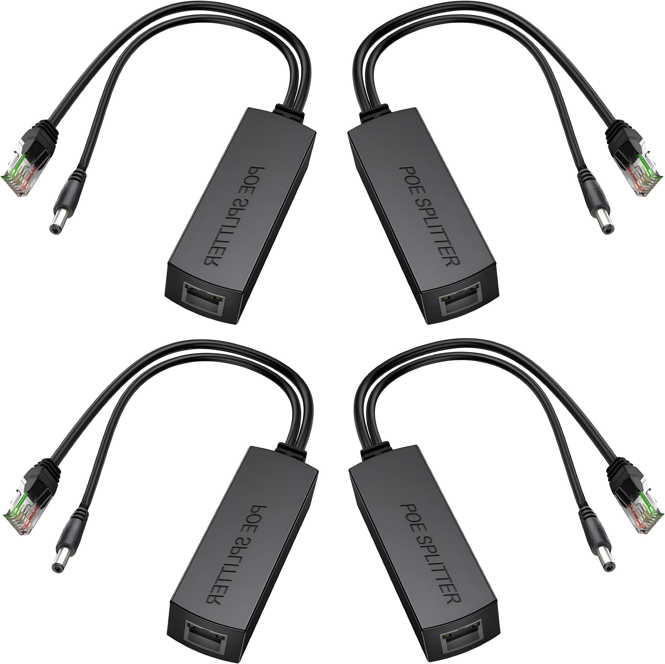 Amazon.com: LUORNG POE Splitter Injector Kit 1Pair Power Over Ethernet ...