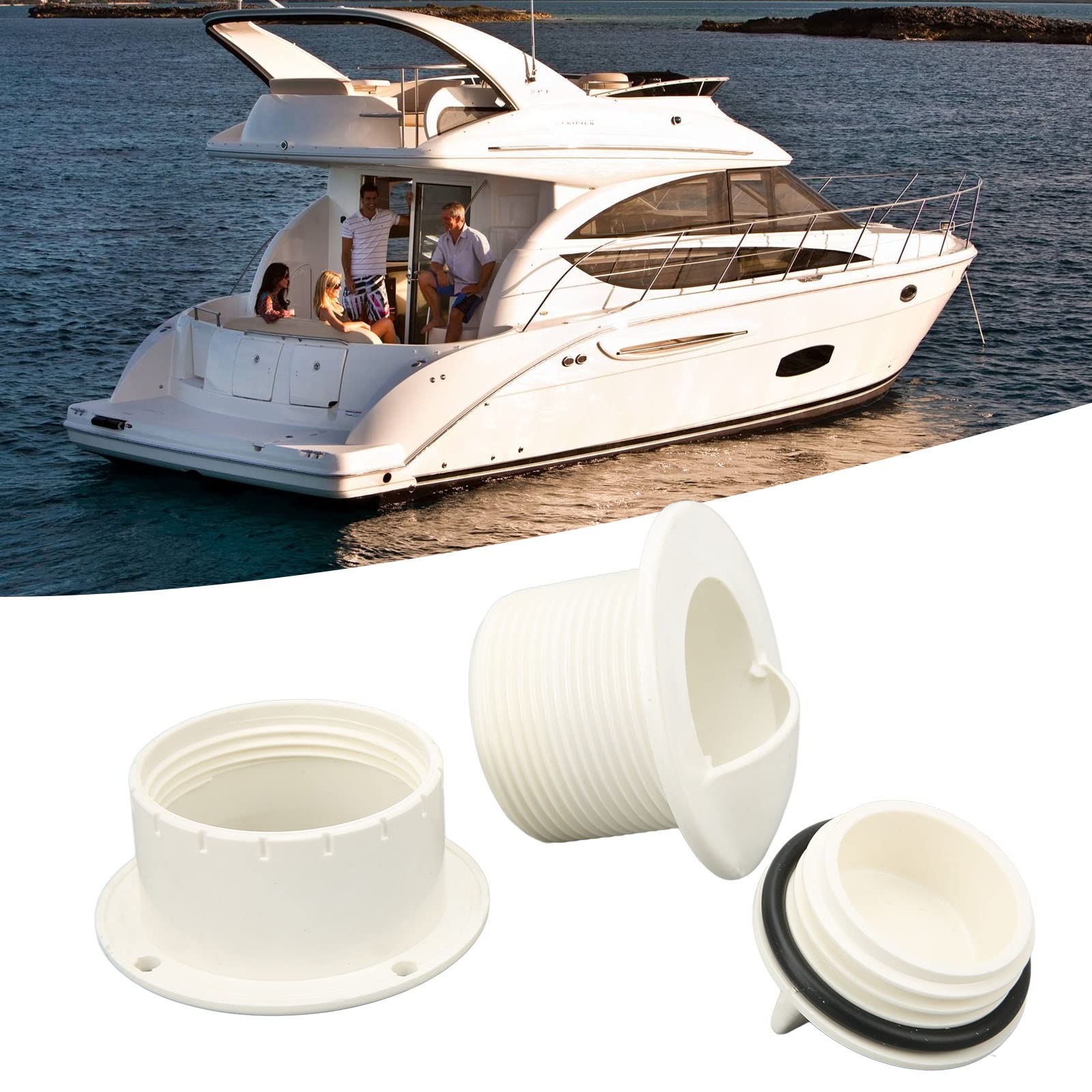 Boat Livewell Tank Ihreesy Boat Drain Valve,Plastic Boat Drain Plug ...