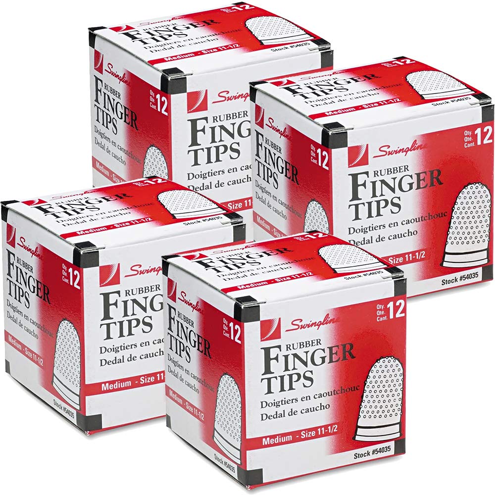 Amazon.com: 4 X SWI54035-Swingline 54035 - Rubber Finger Tips, Size 11 ...