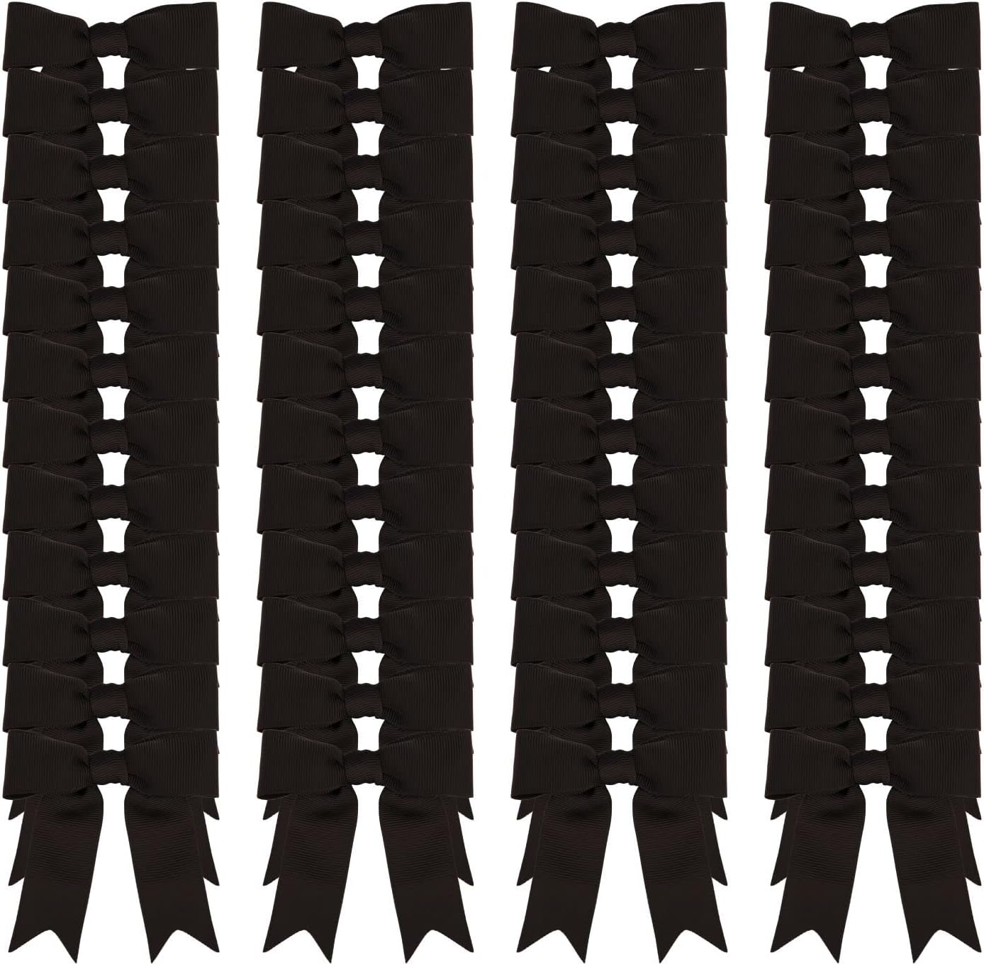 Amazon.com: Riceshoot 24 Pcs Satin Ribbon Bows 3.5" Self Adhesive Satin ...