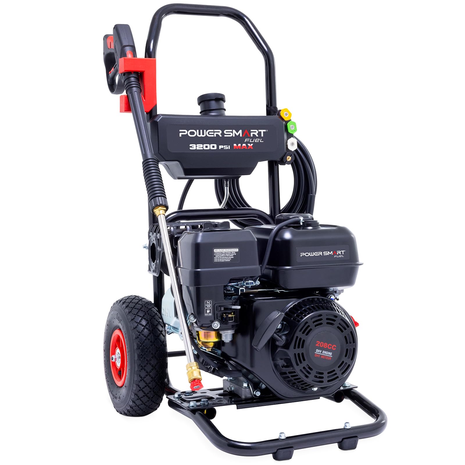 Amazon.com : PowerSmart Gas Pressure Washer 3200 PSI, 2.5 GPM with Soap ...