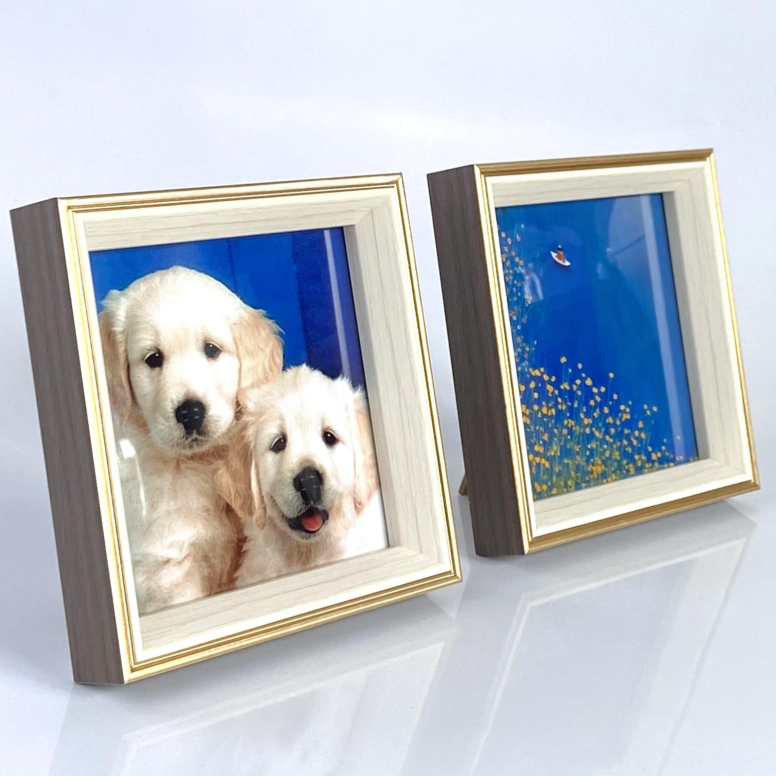 Amazon.com - Rusnugic 6x6 Picture Frame - 2 Pack Rustic Square Photo ...
